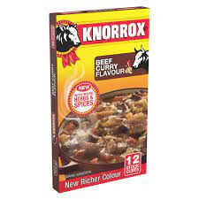 Knorrox Beef Curry stock cubes (120g) | Afribox
